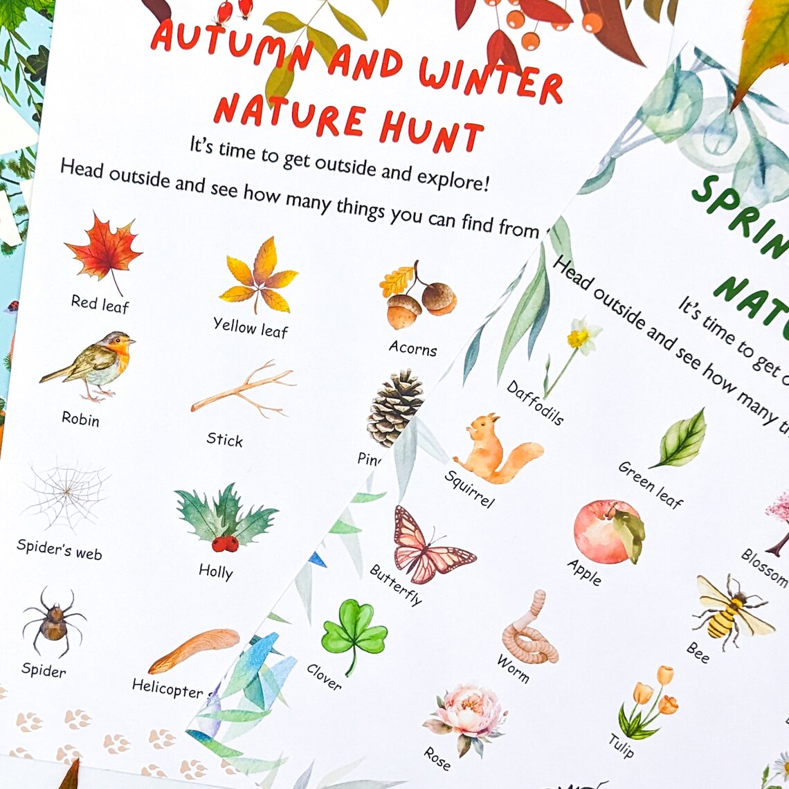 Nature Scavenger Hunt / Outdoor Activity for Kids / Children's Party ...
