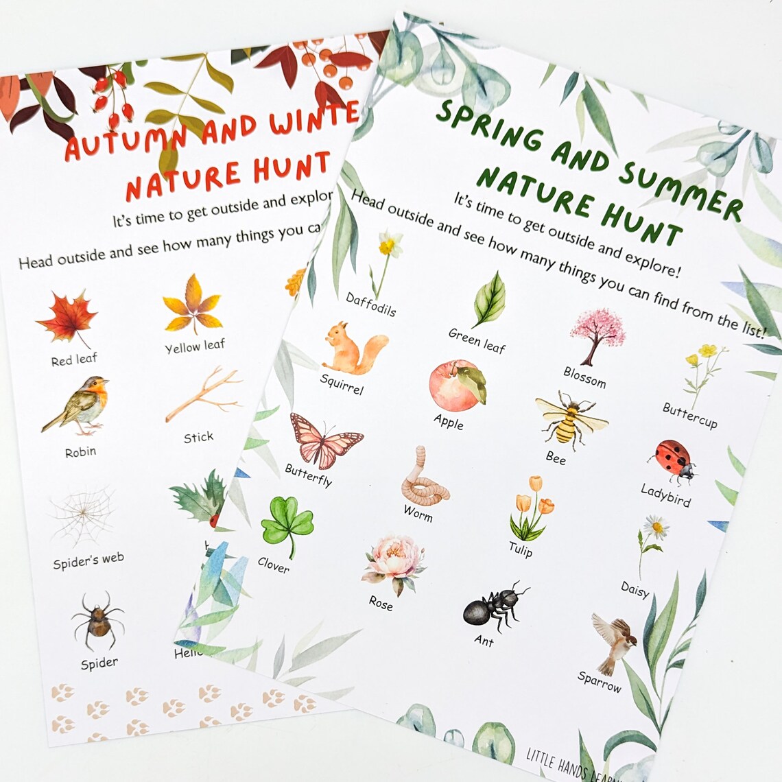 Nature Scavenger Hunt / Outdoor Activity for Kids / Children's Party ...