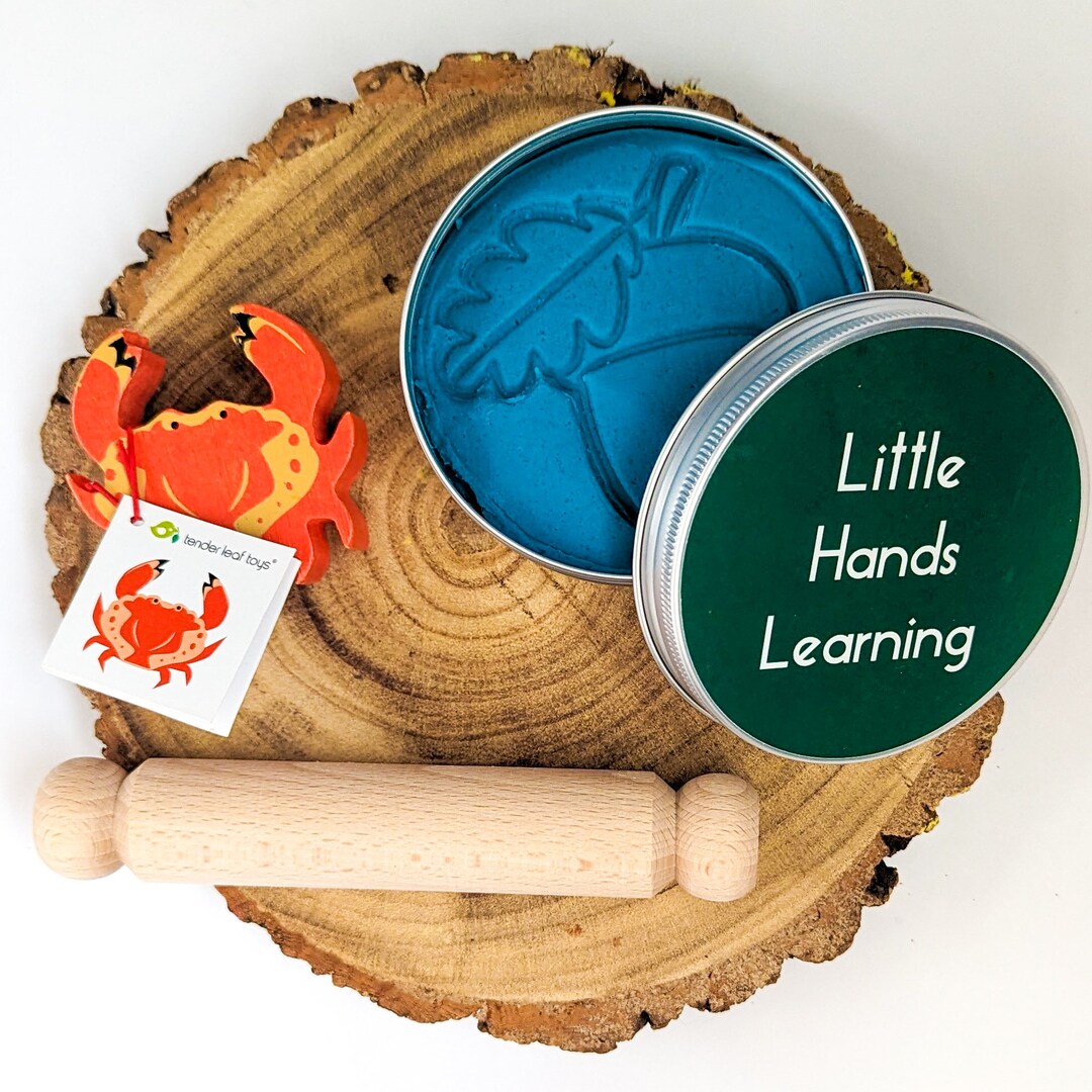 Seaside Playdough Kit, Beach Themed Playdoh Set, Sensory Playdough Gift ...