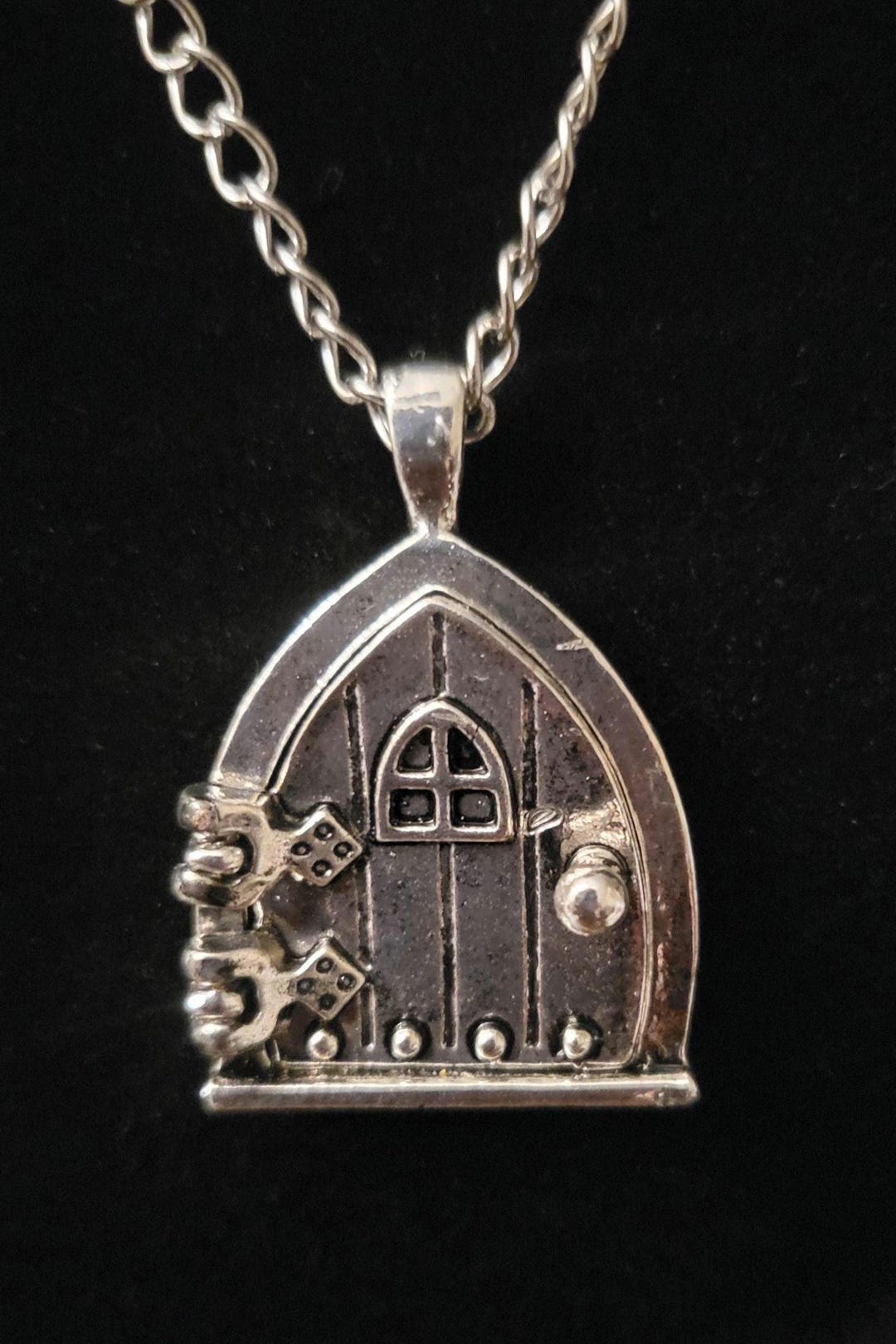 Secret Garden Door Locket: Magnetic Closure, Stainless Steel Chain - Etsy