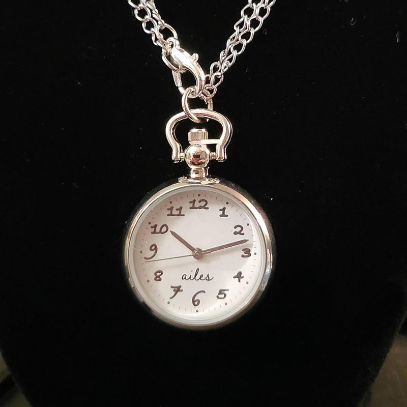 Pocketwatch Necklace - Etsy