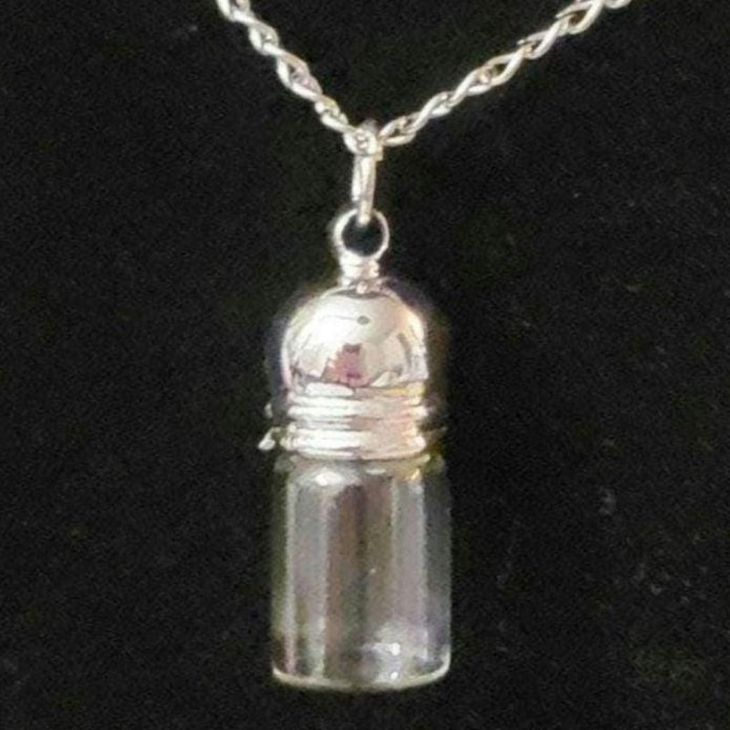 Glass Vial Pendant Necklace - Etsy