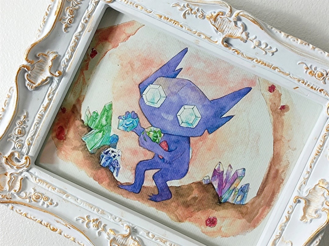 Pokémon Sableye Art Print - Etsy