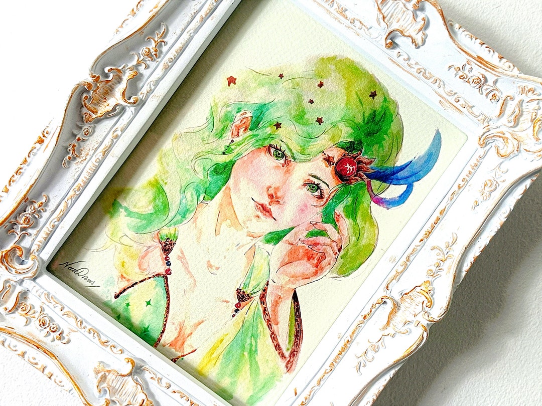 FF4 Rydia of Mist Art Print Fantasia Final IV - Etsy