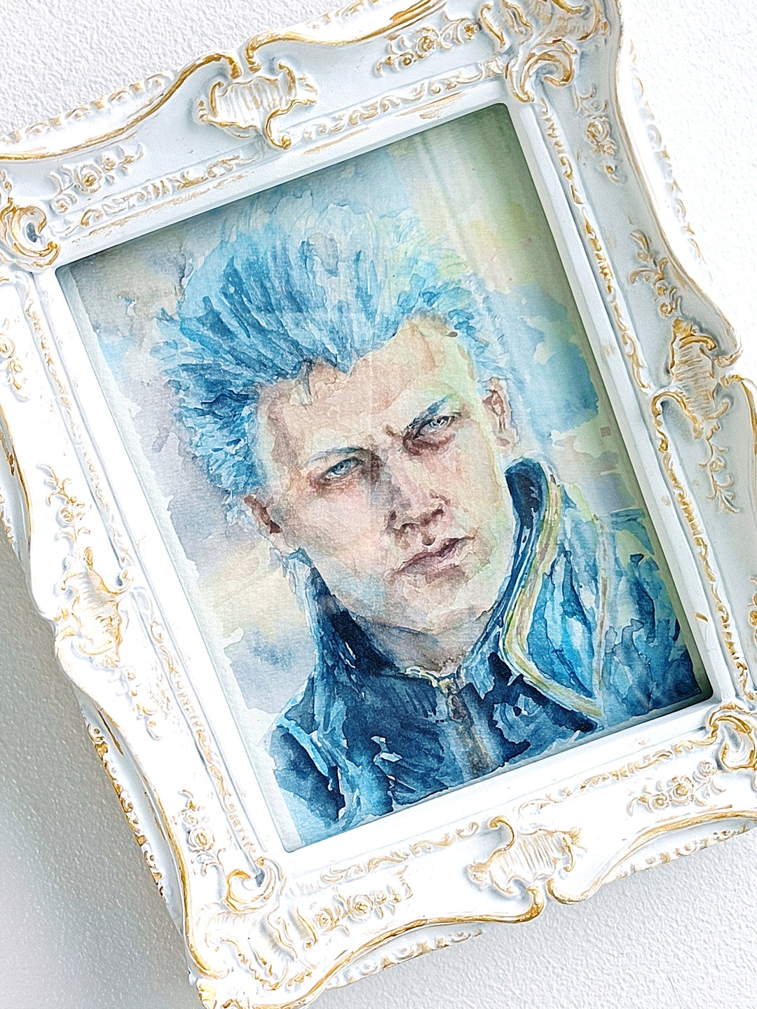 Vergil Devil May Cry Art Print - Fanart Portrait - Etsy