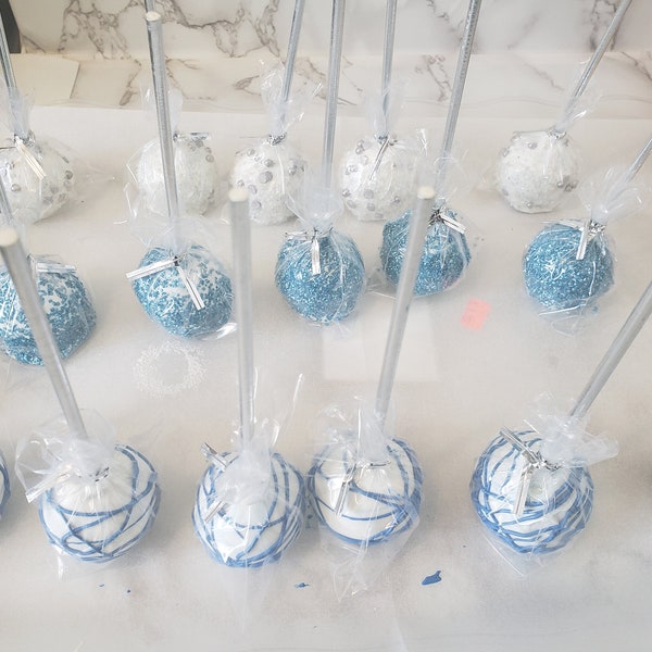 Blue Cake Pops - Etsy
