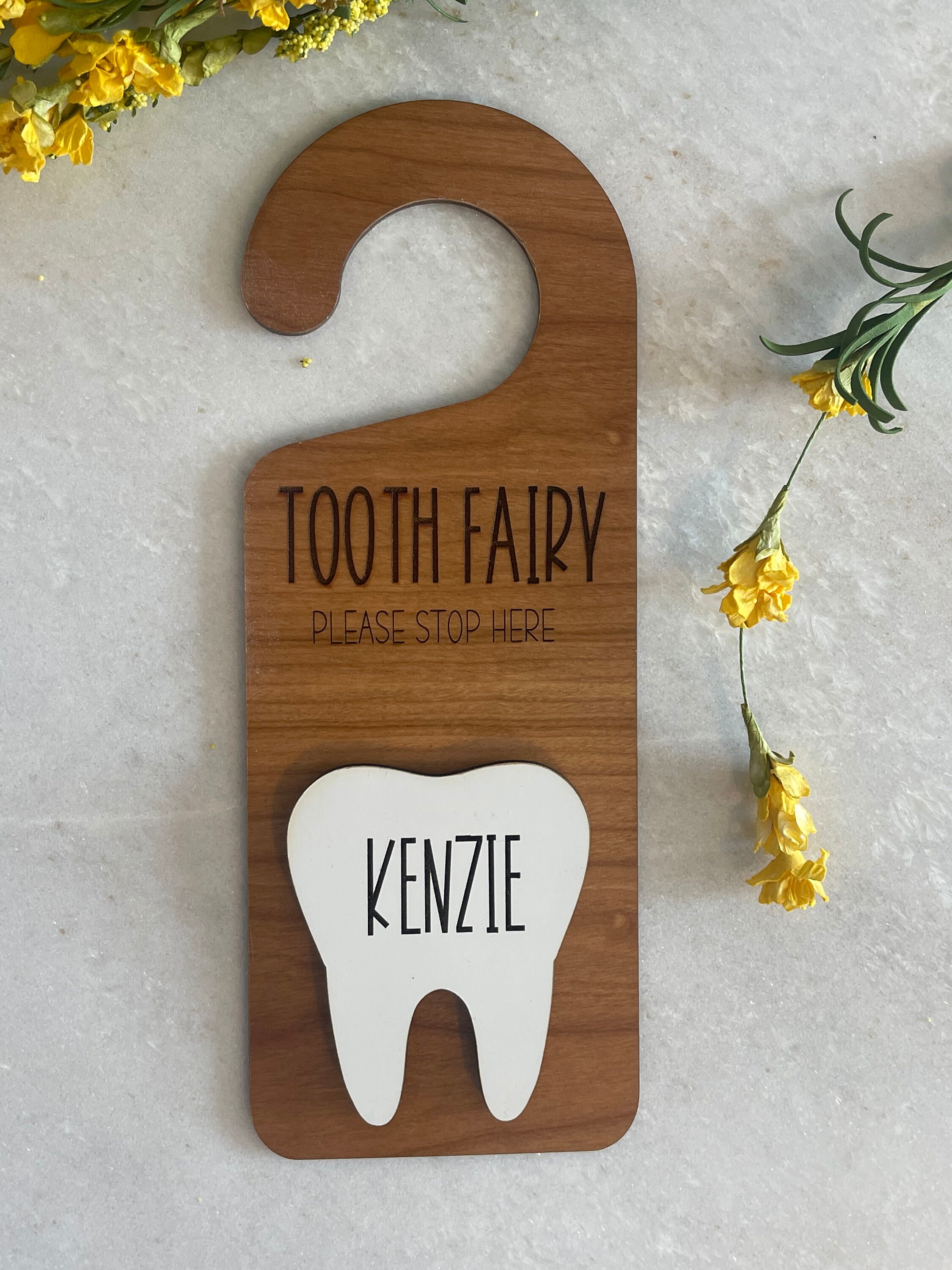 Tooth Fairy Door Hanger / Child Whimsy / Child Gift / Loosing Teeth ...