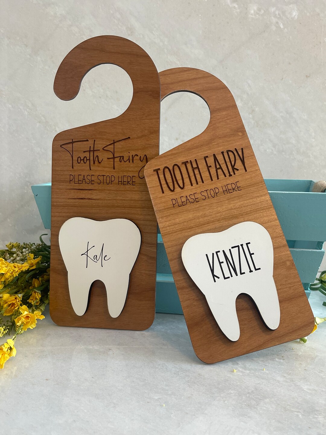 Tooth Fairy Door Hanger / Child Whimsy / Child Gift / Loosing Teeth ...