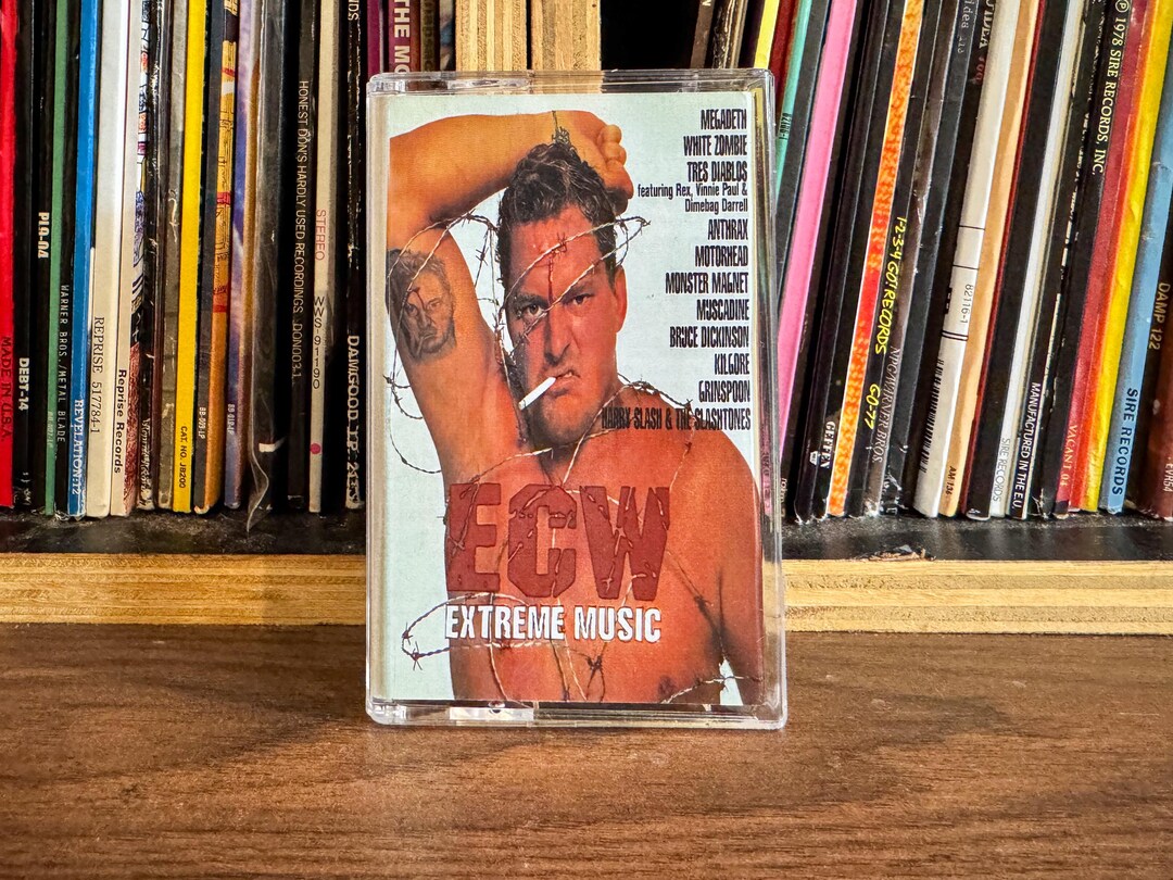 Retro Wrestling ECW Extreme Music Cassette Tape Soundtrack Album - Etsy