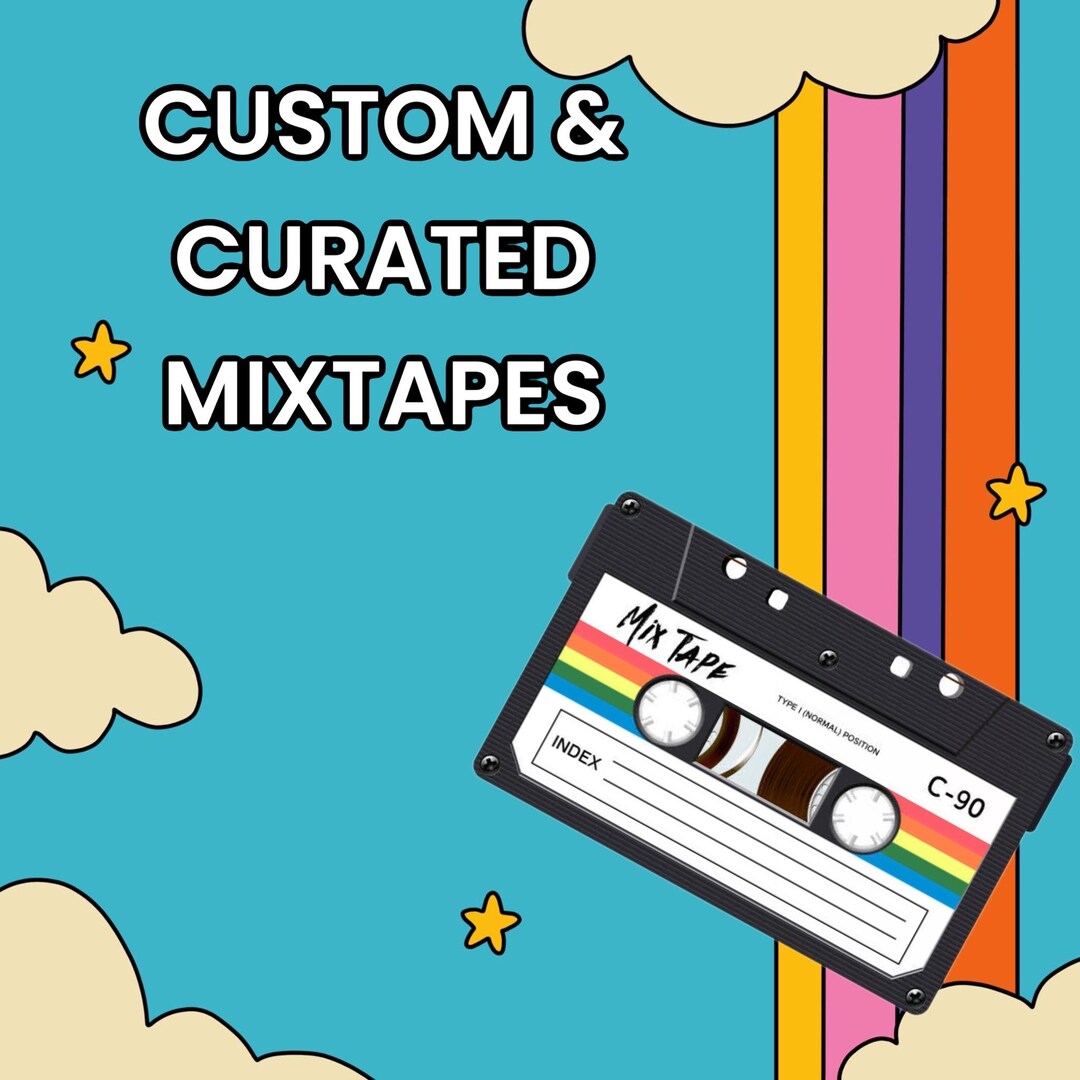 Fully Custom Make Your Own Mixtape Cassette Tape Personalised Music ...