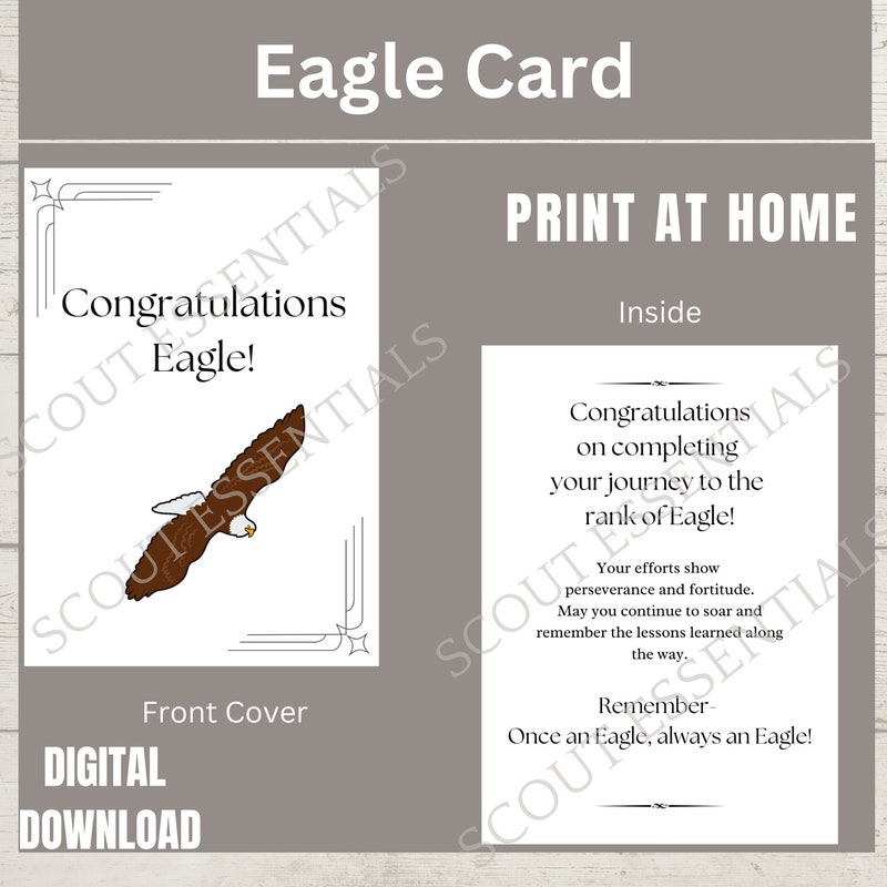 Eagle Scout Printables - Etsy