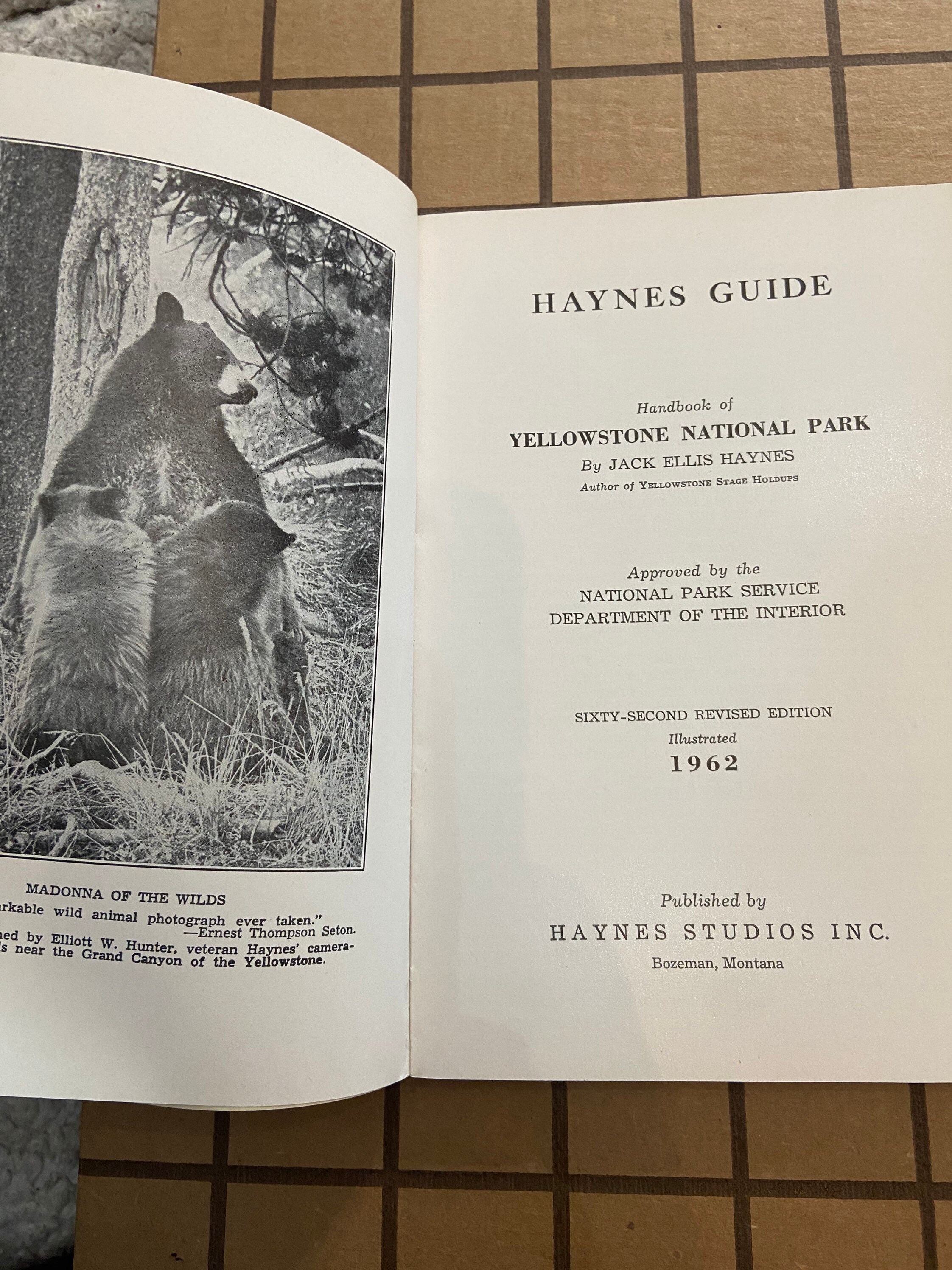 Haynes Guide Yellowstone National Park - Etsy
