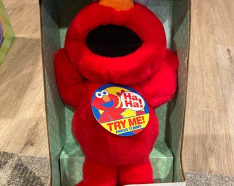 Elmo Tickle Toy - Etsy