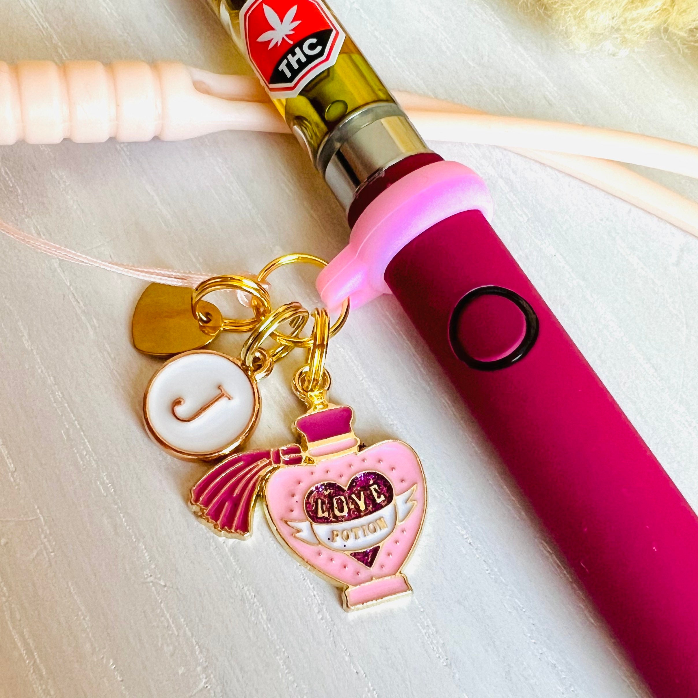 Custom Vape Charm Wristlet / LOVE POTION / Letter Vape Holder - Etsy