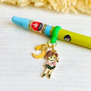 Sailor Moon Vape Charms / Cute Anime Vape Charms With Silicone Grip ...