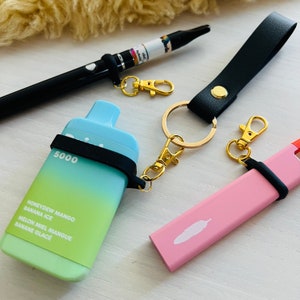 Multi Vape Holder Wristlet / Vegan Leather Dab Pen Strap / Smoking ...