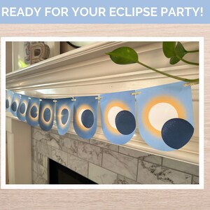 Solar Eclipse 2024 Party Banner, Printable Digital Download, Decoration ...