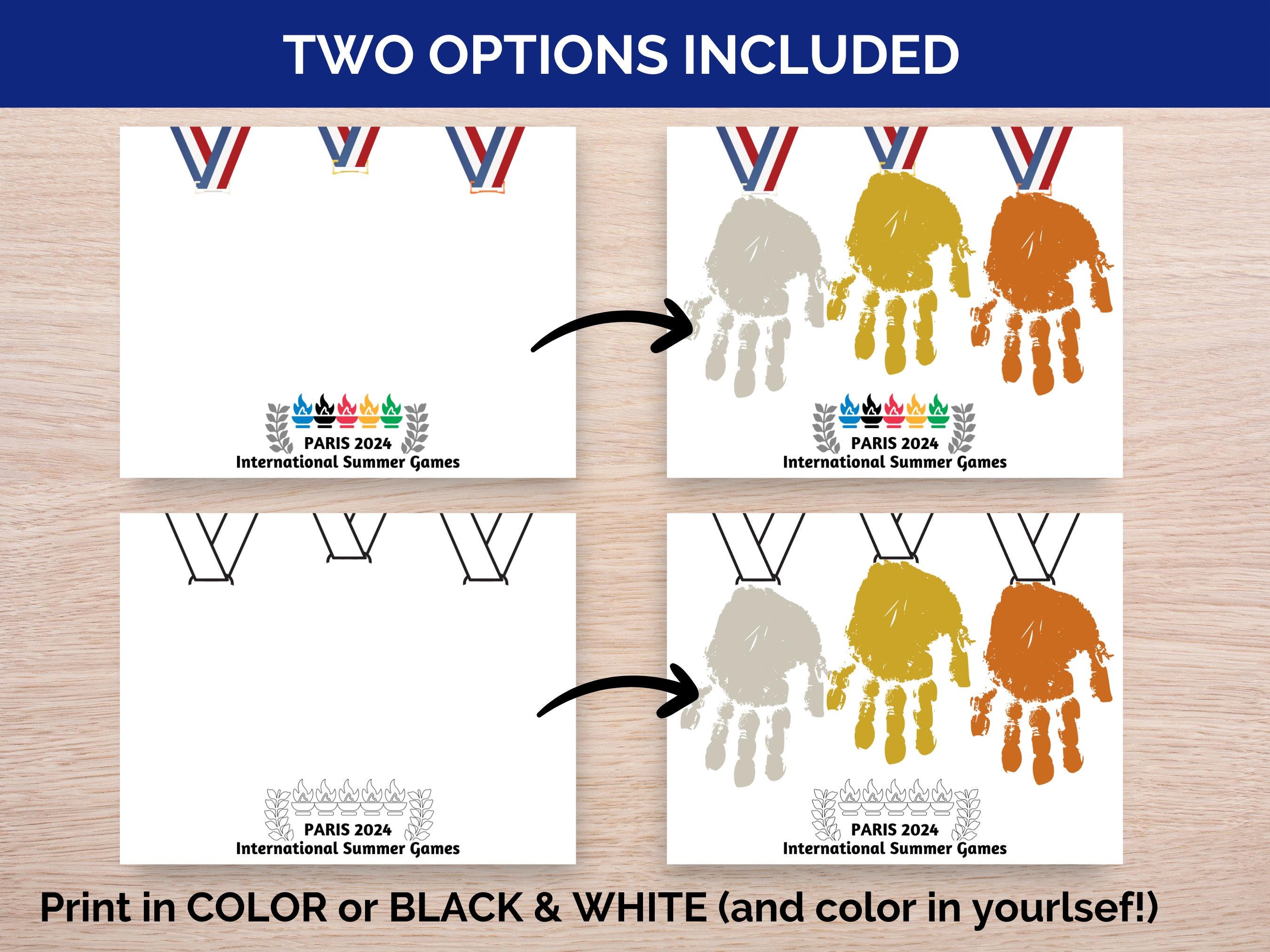 2024 Summer Games Handprint Art Paris Olympics Handprint Craft for ...