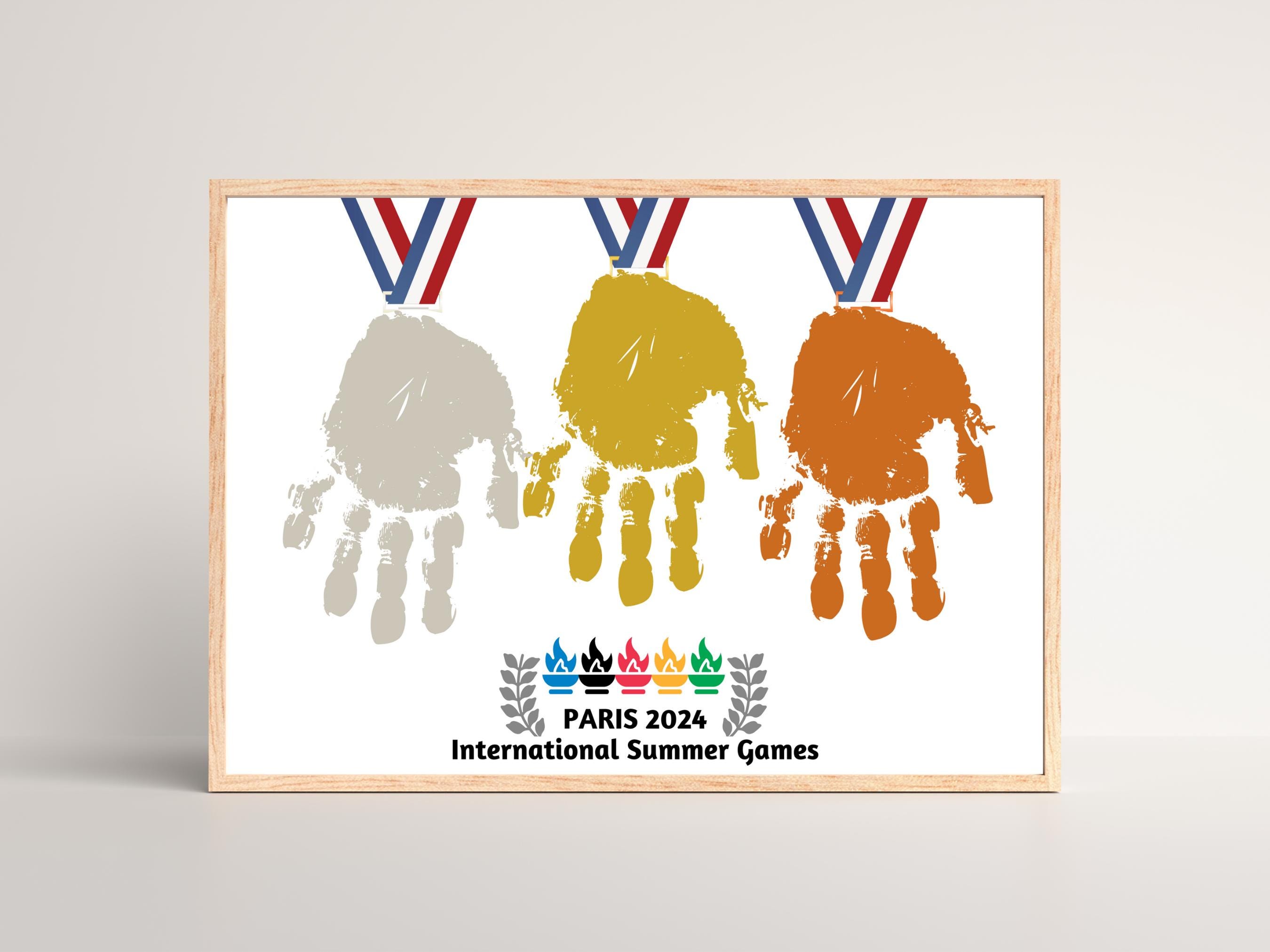 2024 Summer Games Handprint Art Paris Olympics Handprint Craft for ...