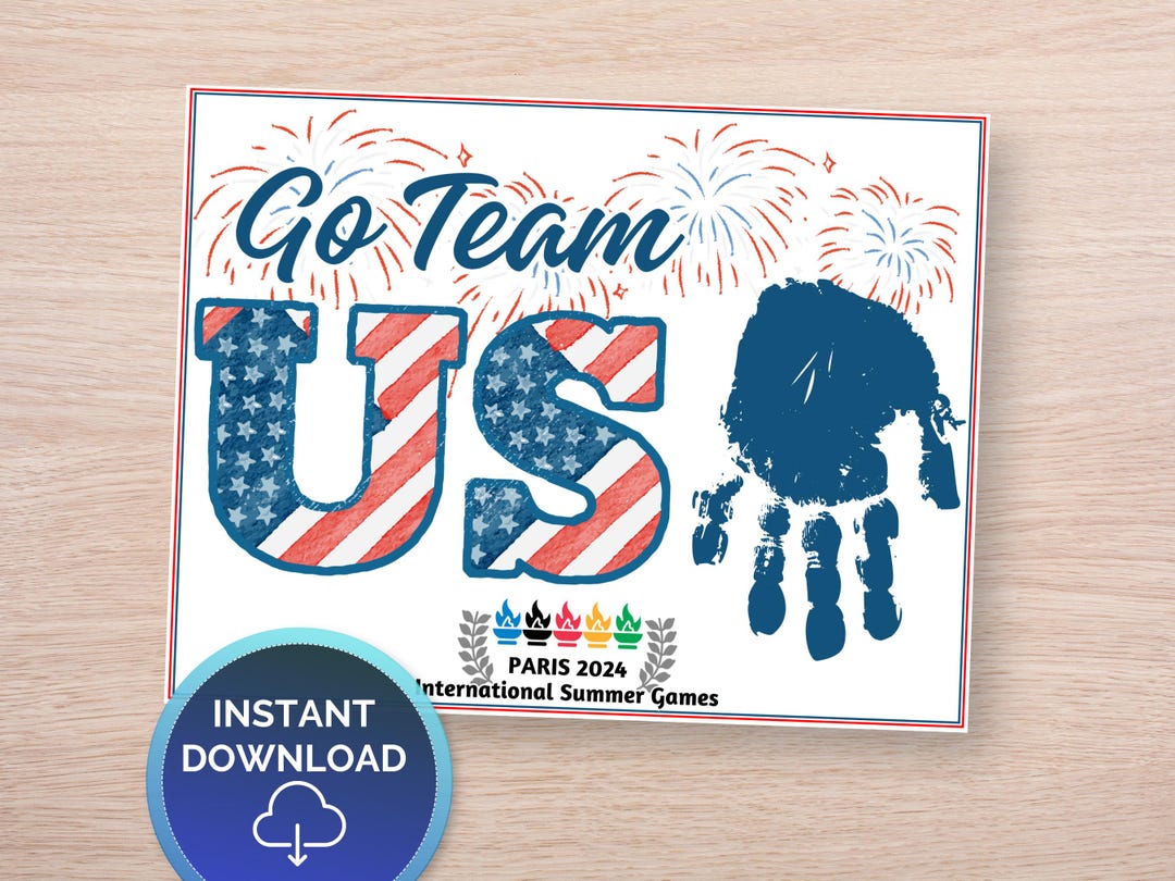 2024 Summer Games Handprint Art Paris Olympics Handprint Craft for ...