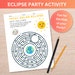 Solar Eclipse 2024 Activities, Eclipse Party, Kids Activities, Maze ...
