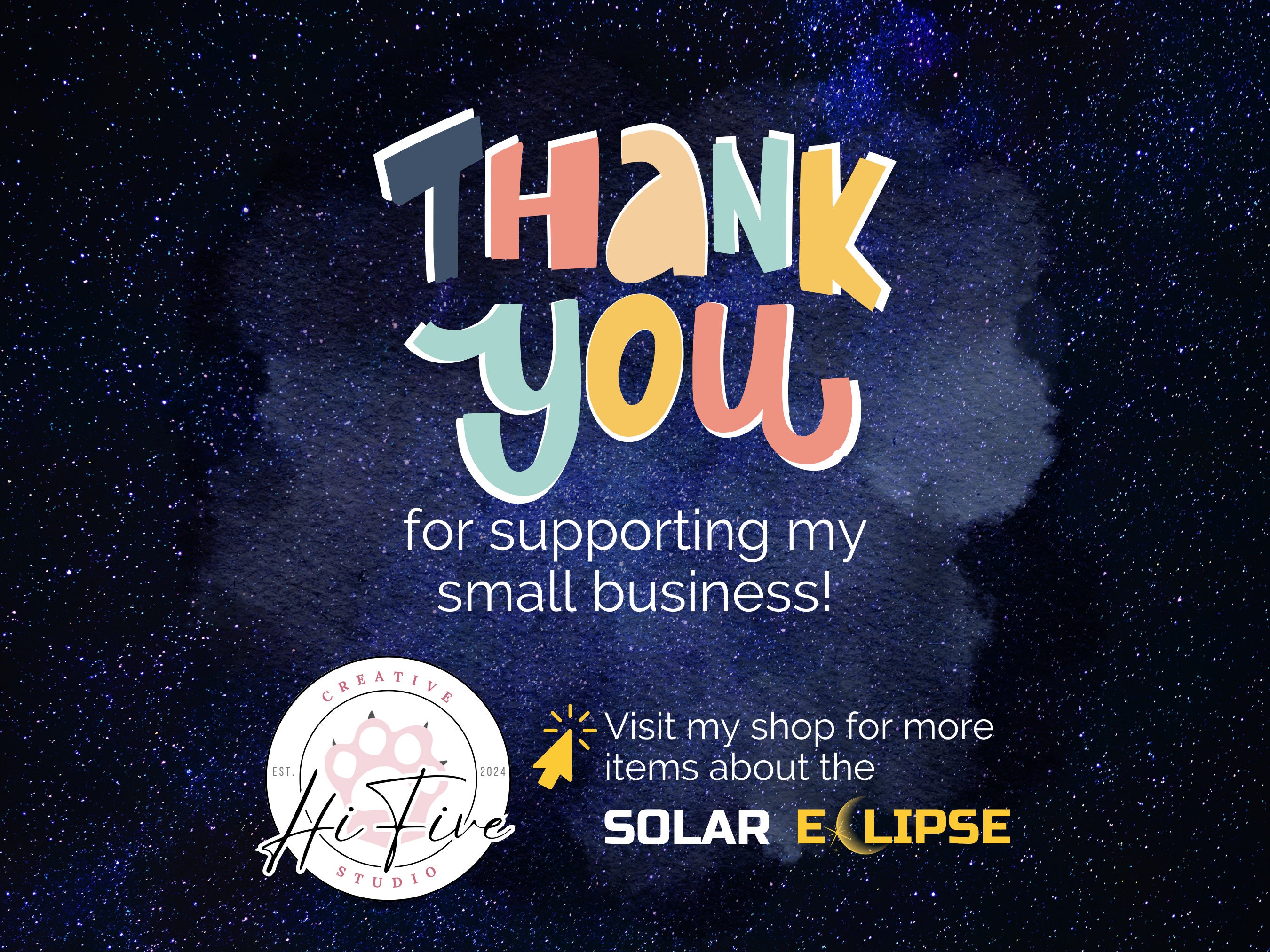 Solar Eclipse 2024 Party Banner, Printable Digital Download, Decoration ...