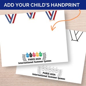2024 Summer Games Handprint Art Paris Olympics Handprint Craft for ...