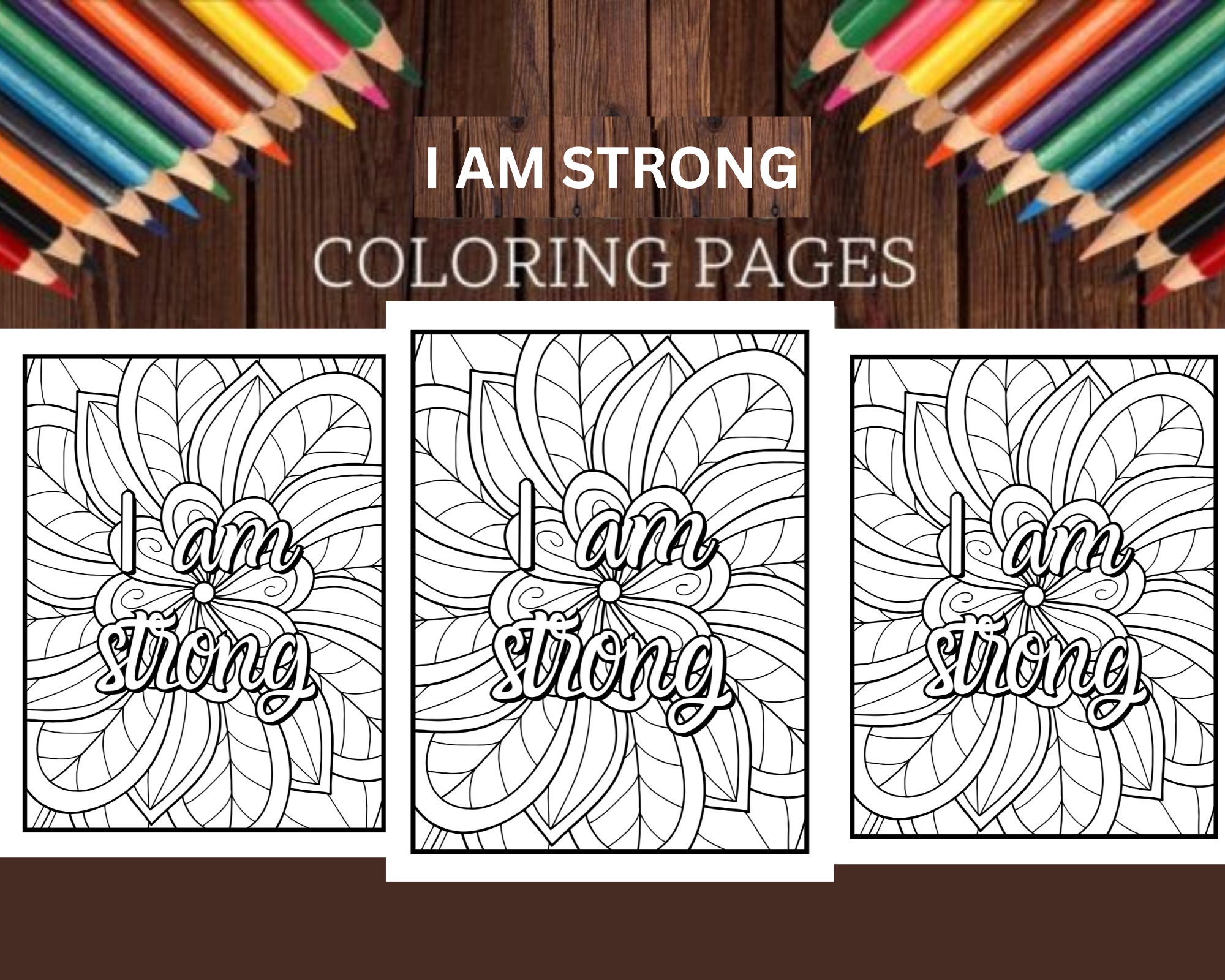 Printable Adult Coloring Pages Coloring Pages Teenager - Etsy Ireland
