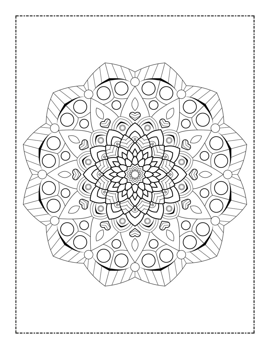 Printable Mandala Adult Coloring Pages Mandala Coloring Pages Adult ...