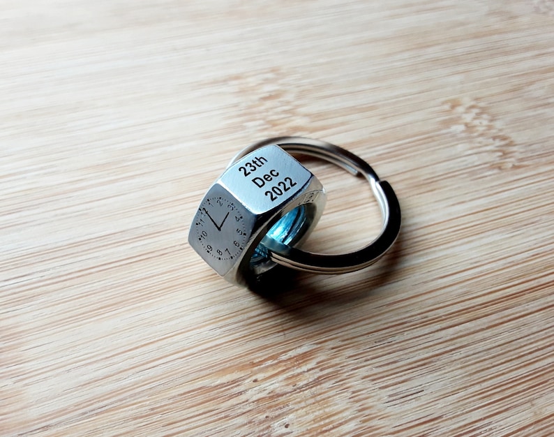 The Moment You Became My Daddy Nut Keyring, Personalized Keychain ...