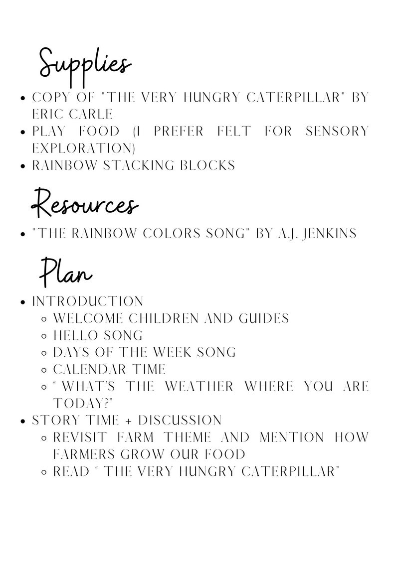 Homeschooling or Preschool Curriculum Companion | Montessori-inspired ...