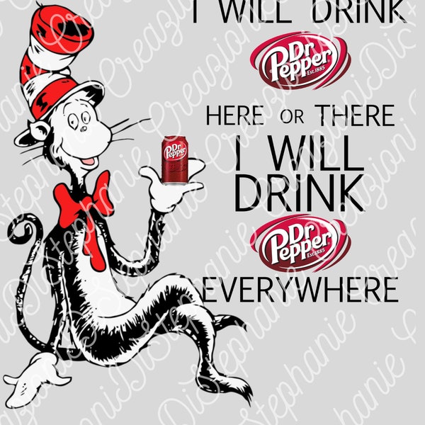 Dr Pepper Cat - Etsy
