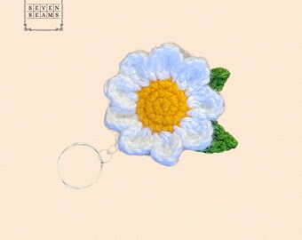 Crochet Pattern PDF: Daisy Keychain - Etsy
