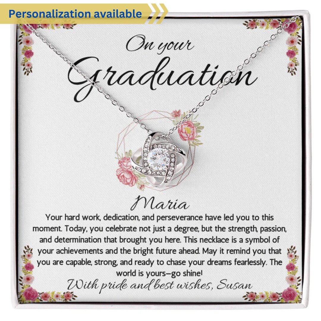 College Graduation Gift for Her, Phd Graduation Gift Necklace for ...