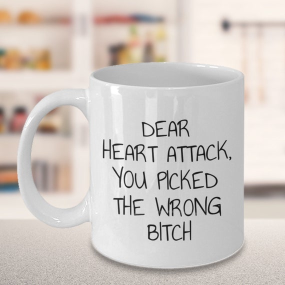 HEART ATTACK SURVIVOR Mug heart Surgery Gift Heart Warrior - Etsy
