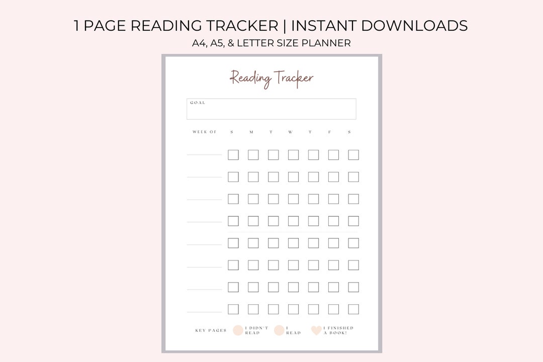 Journaling | Patterns and Blueprints | Reading Goal Track | Good Reads ...