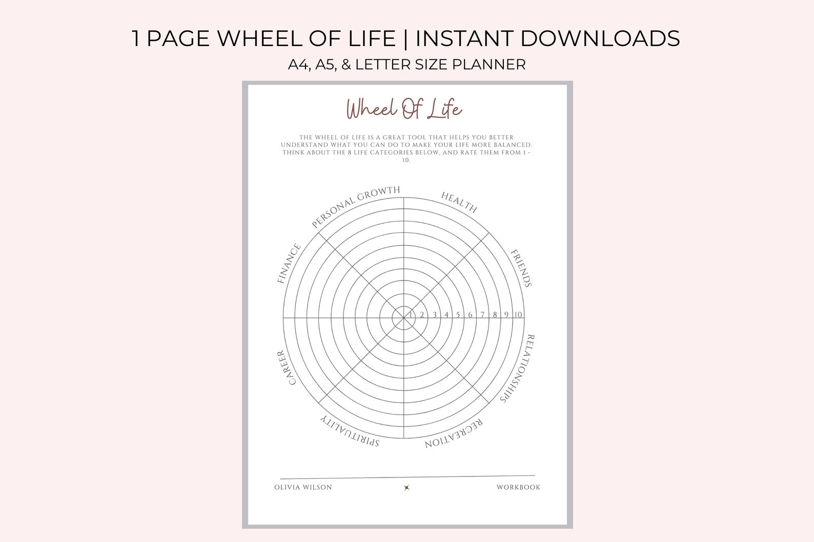 Wheel of Life | Balance Wheels | Self Improvement | Personal Growth ...