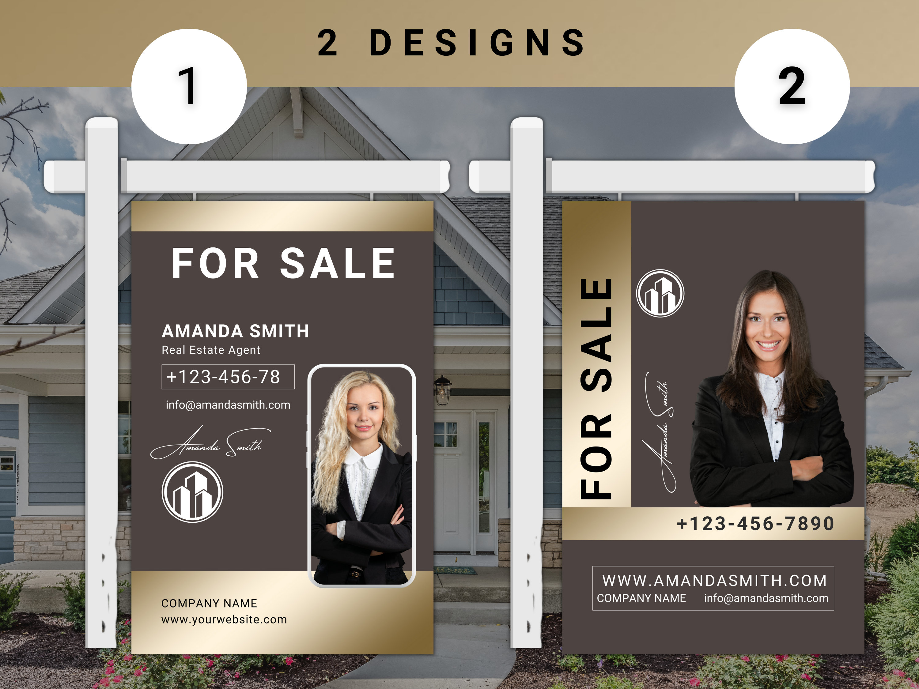 Real Estate Agent Yard Sign, for Sale Yard Sign, Realtor Yard Sign ...