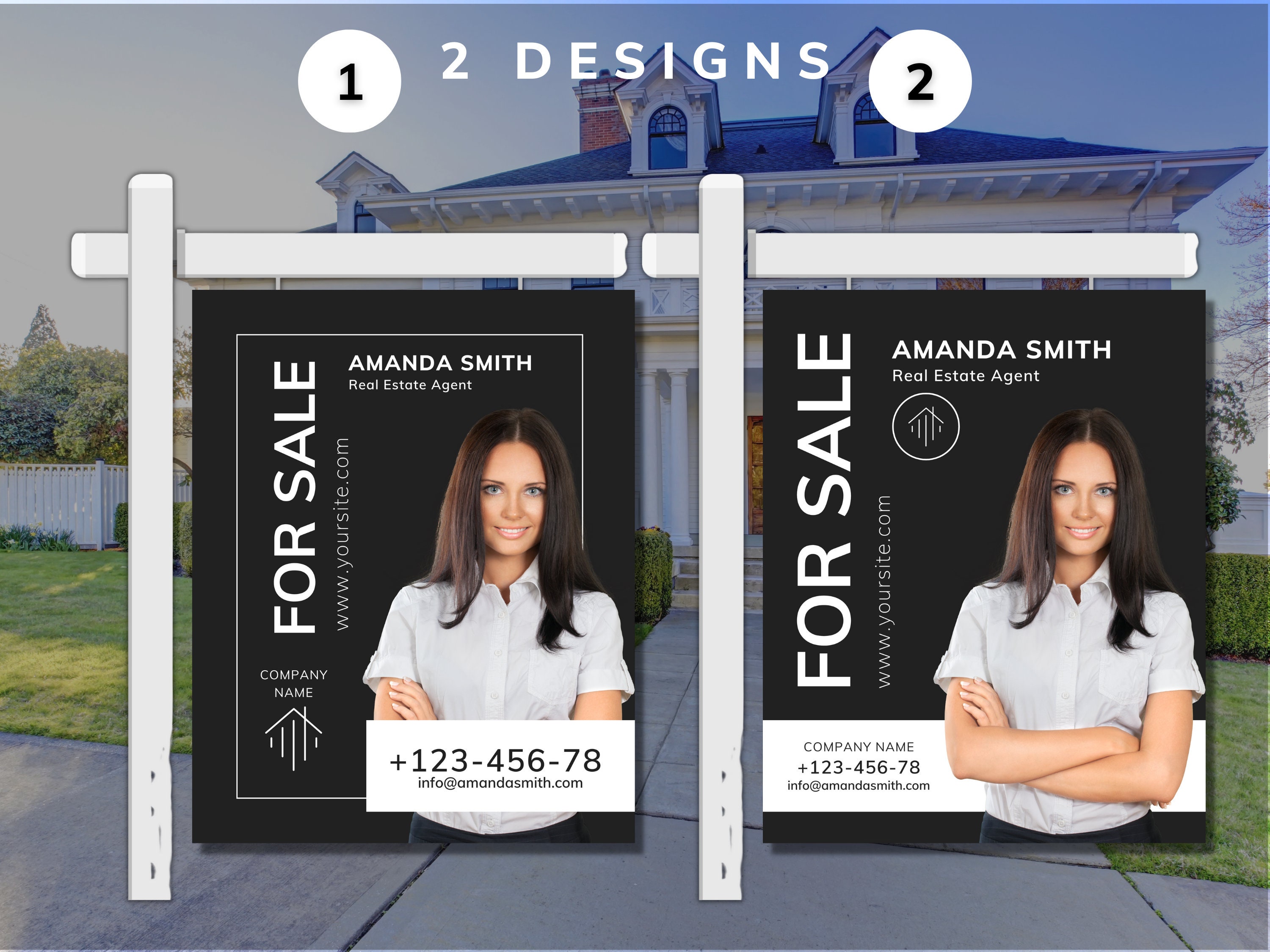 Real Estate Sign, for Sale Sign, Real Estate Market, Modern for Sale ...