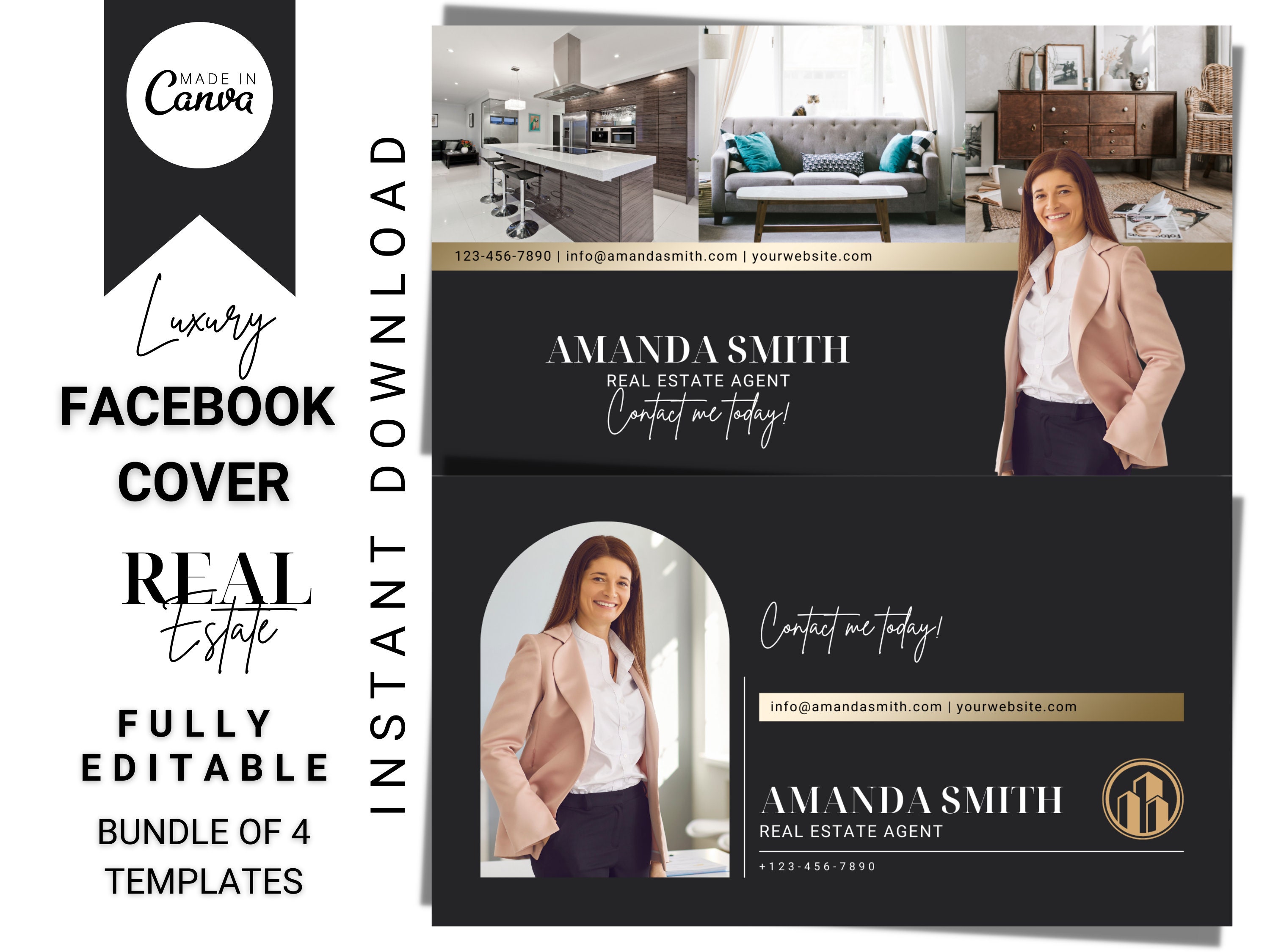 Realtor Facebook Covers Template Editable Facebook Cover Facebook ...