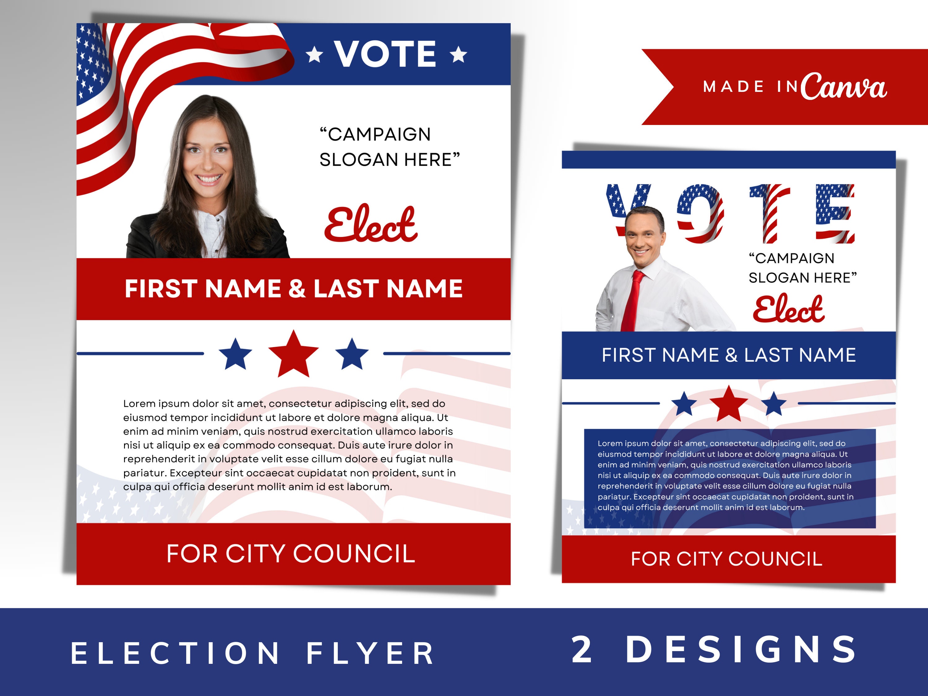 Election Campaign Flyer, Political Campaign Flyer, Vote Flyer, Template ...
