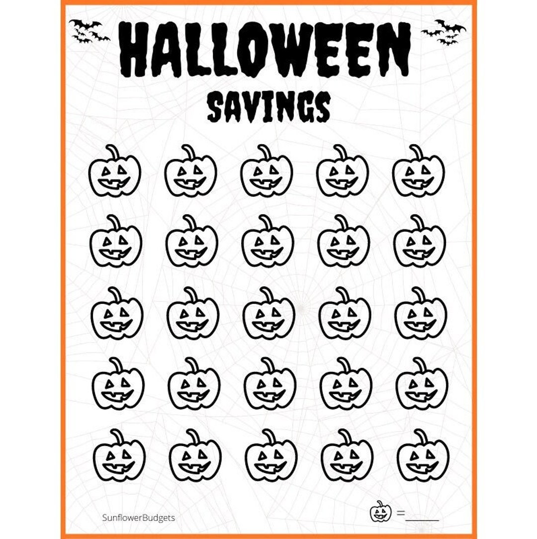 Halloween Savings Challenge - Etsy
