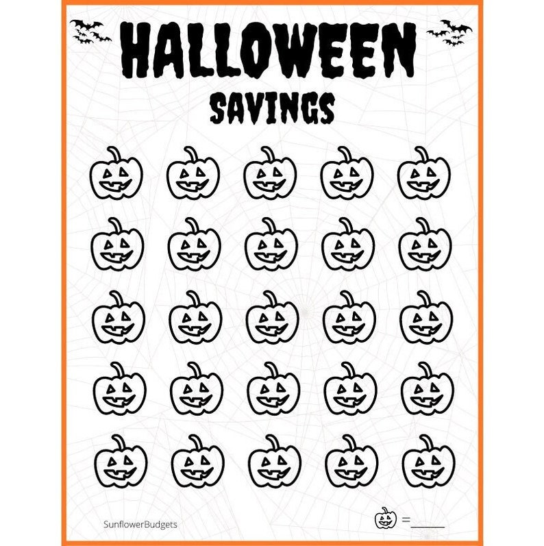 Halloween Savings Challenge - Etsy