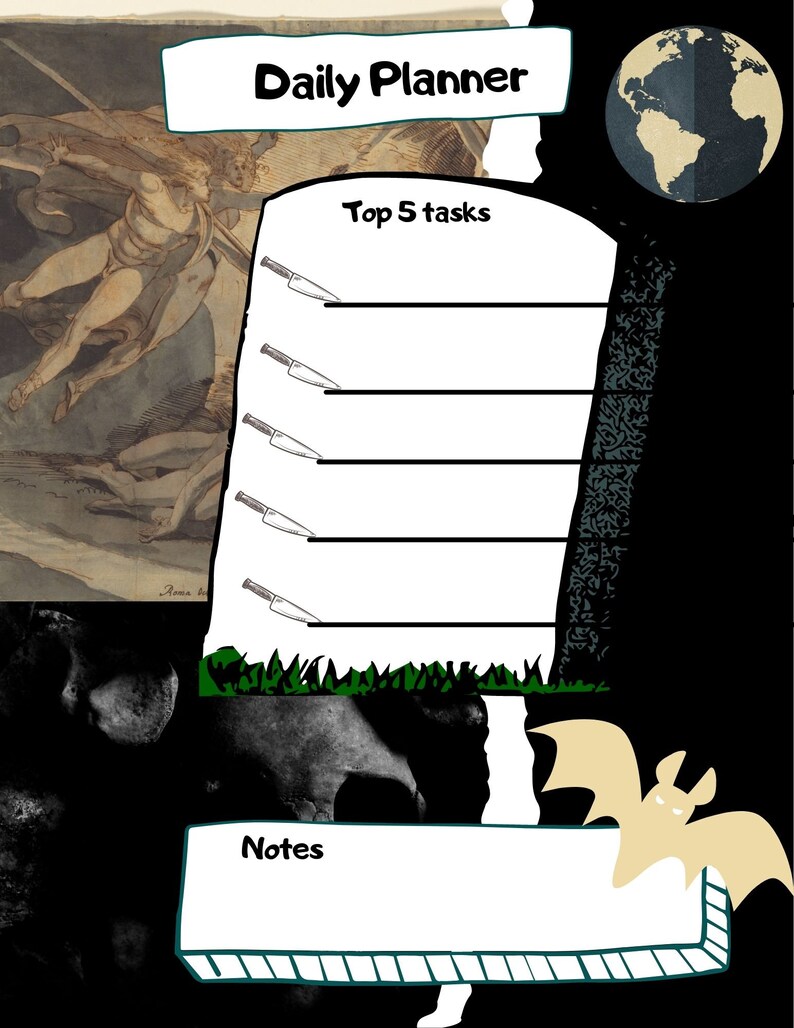 My Evil Plan Printable Planner - Etsy