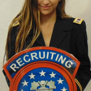 U.S. Army Recruiting Command Metal Sign 15 X 16" - Etsy