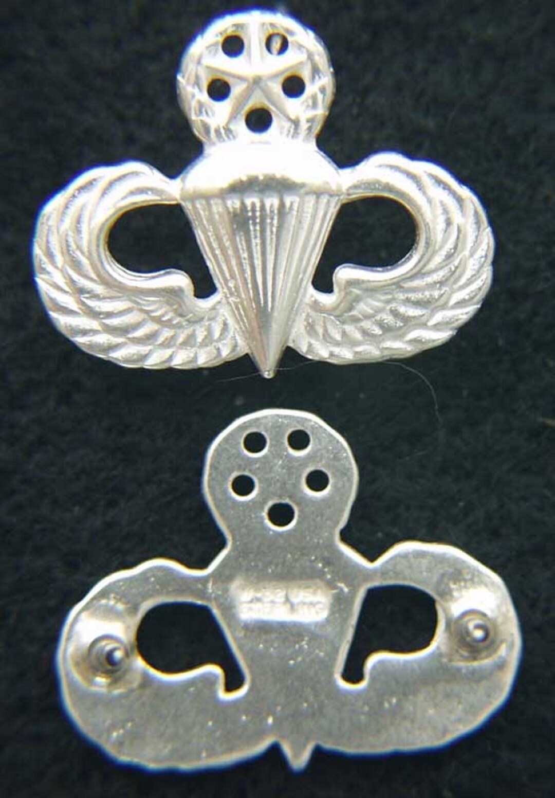 Master Paratrooper Mess Dress Badge Sterling Jump Wings - Etsy