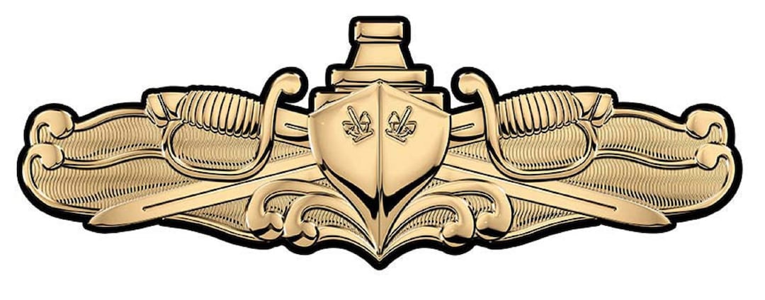 Navy Surface Warfare (officer's) Badge All Metal Sign (large) 22 X 8 ...