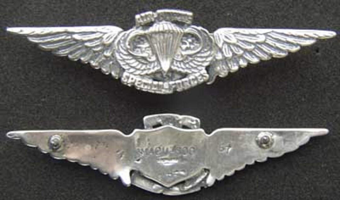US Army Special Forces Wing Badge Sterling Airborne - Etsy