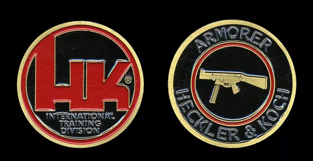 HK Heckler & Koch Armorer Challenge Coin - Etsy