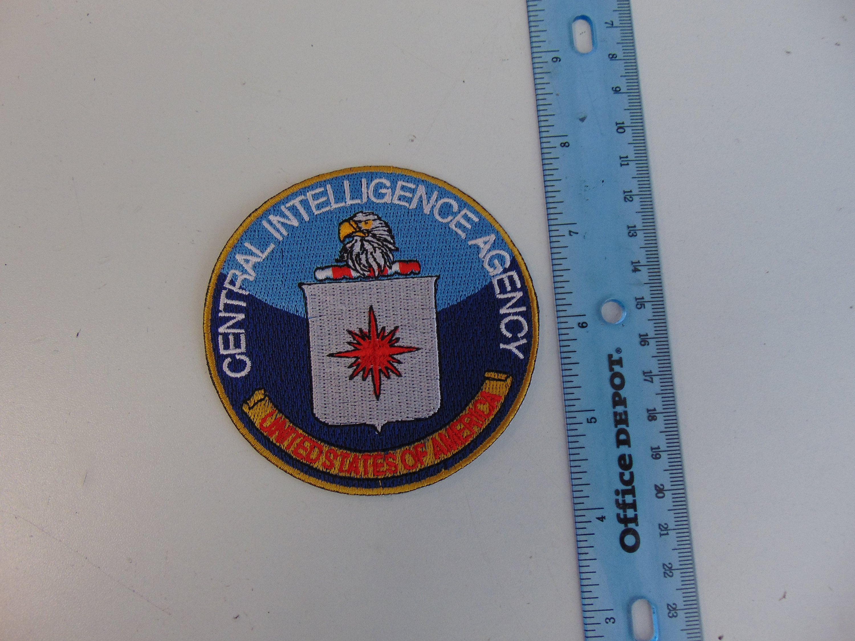 CIA Central Intelligence Agency Patch Cool Two Tone Design 3.5 Round - Etsy